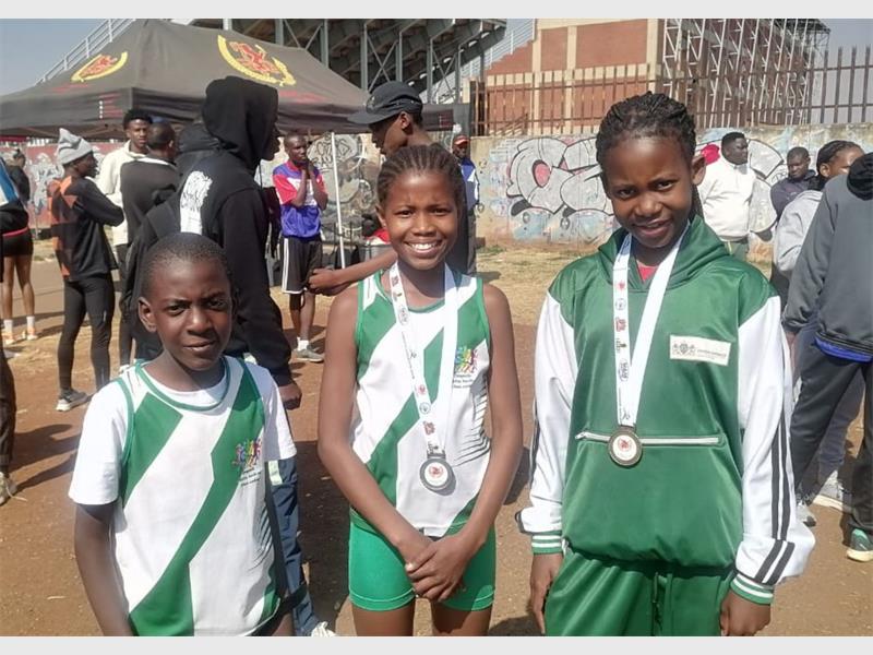 Parara, Mzizi and Kgapola represent Langaville Academy at Vosloorus ...
