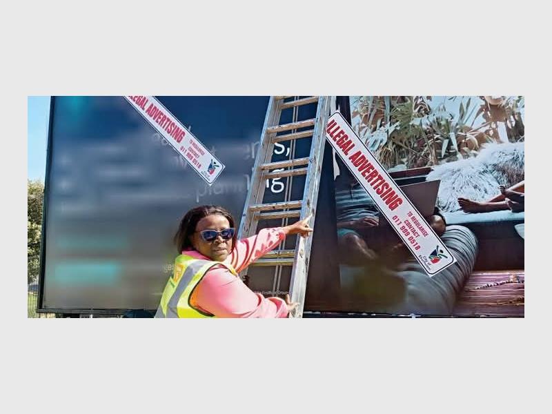 City of Ekurhuleni cracks down on illegal billboards | Alberton Record