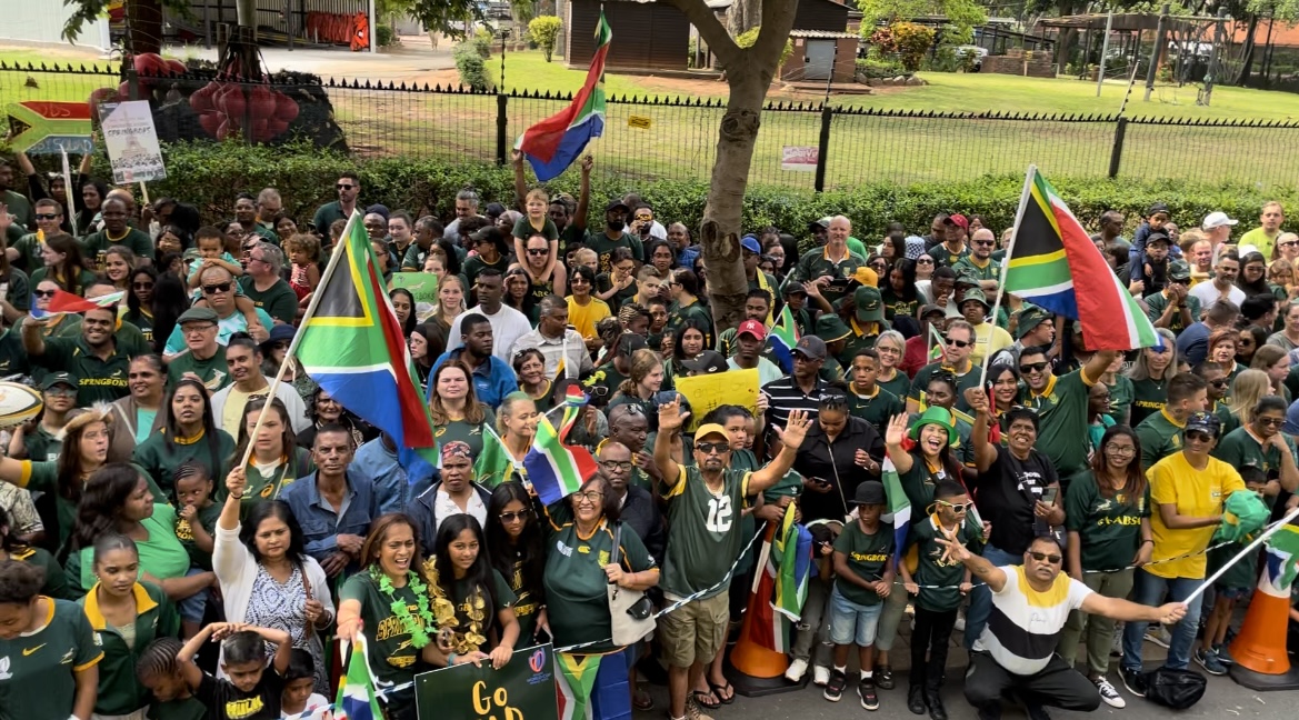 WATCH: Durban energises Springboks Trophy Tour | Berea Mail