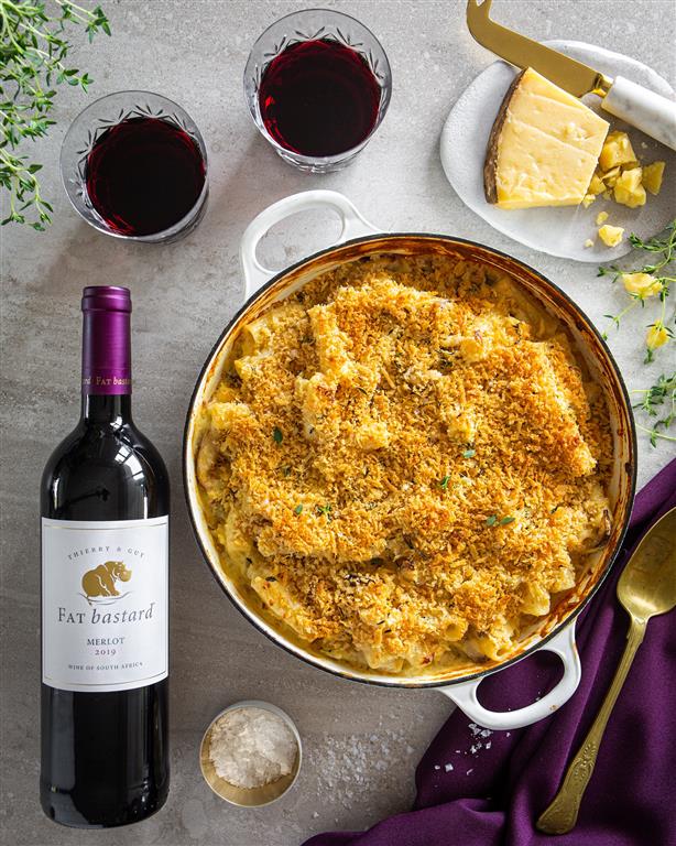 Entertain at home: Truffle mac & cheese with a well-rounded Merlot ...