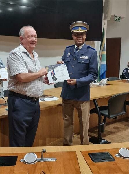The EMPD promotes four and bids farewell to veteran officer | Boksburg ...