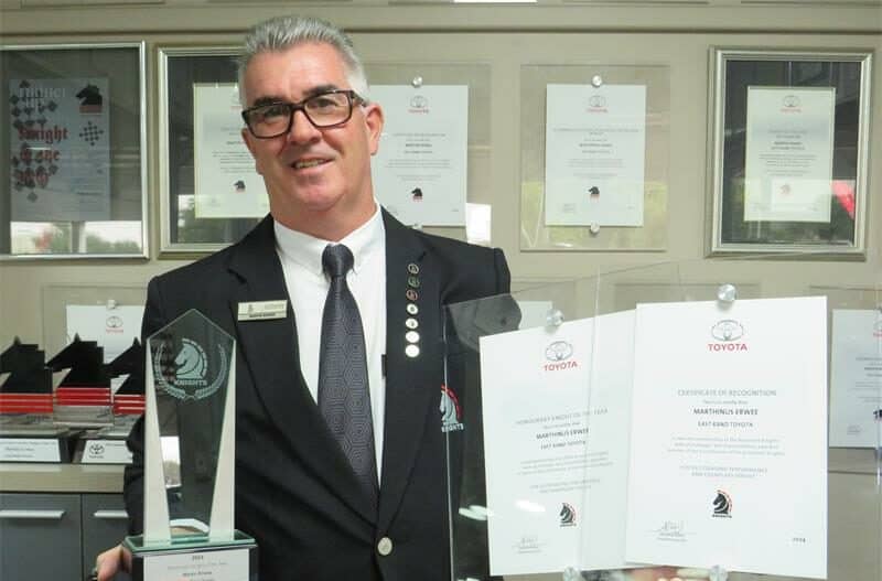 Erwee awarded Honourary Knight of the Year | Boksburg Advertiser