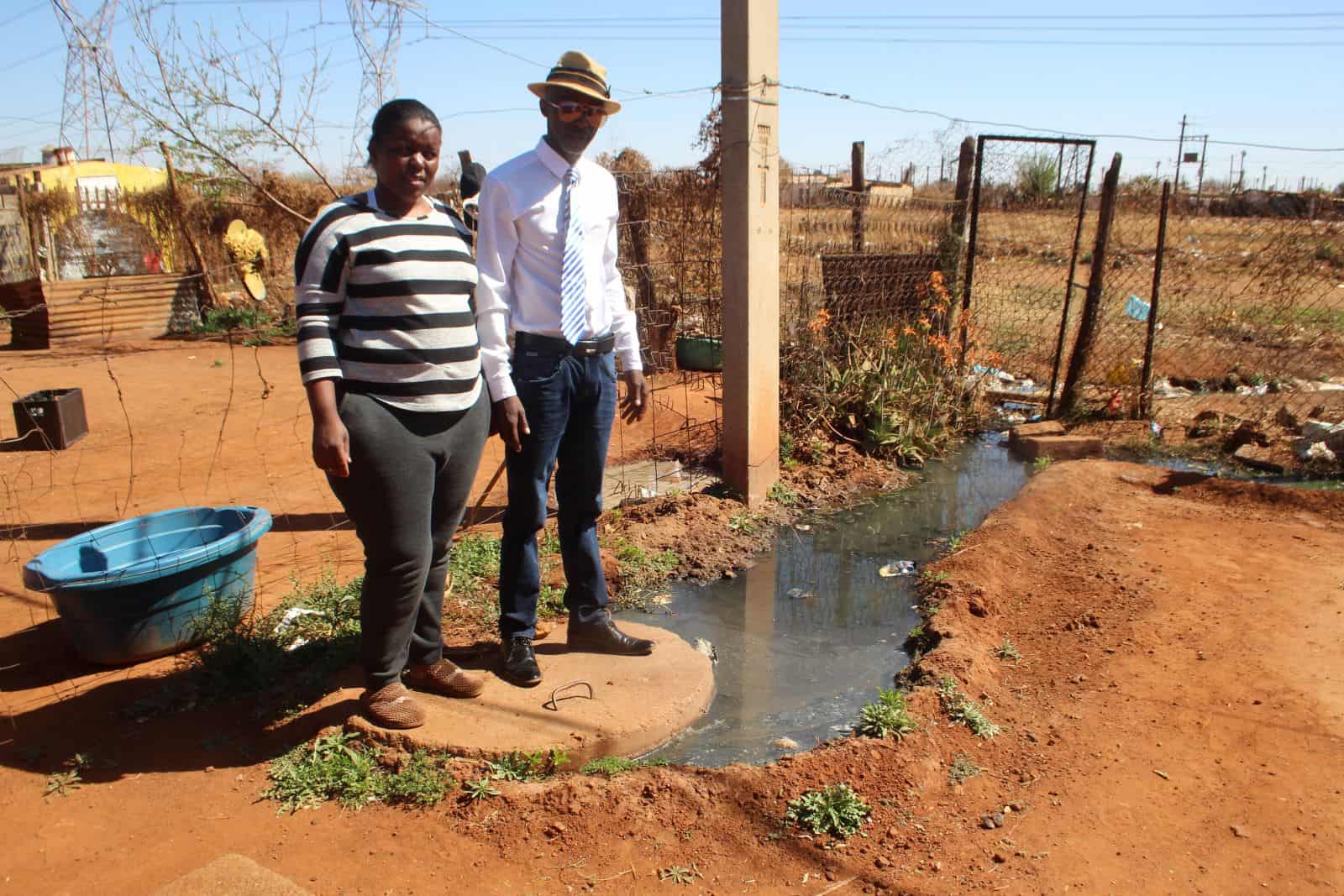 Sewer problems plague Khutsong residents and can cause sinkholes ...