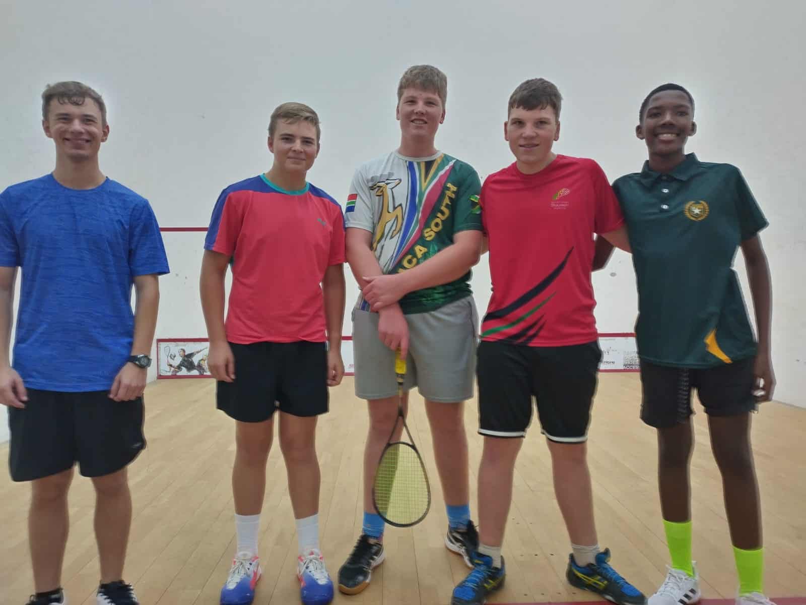 Fochville’s junior squash players runners-up in provincial ...