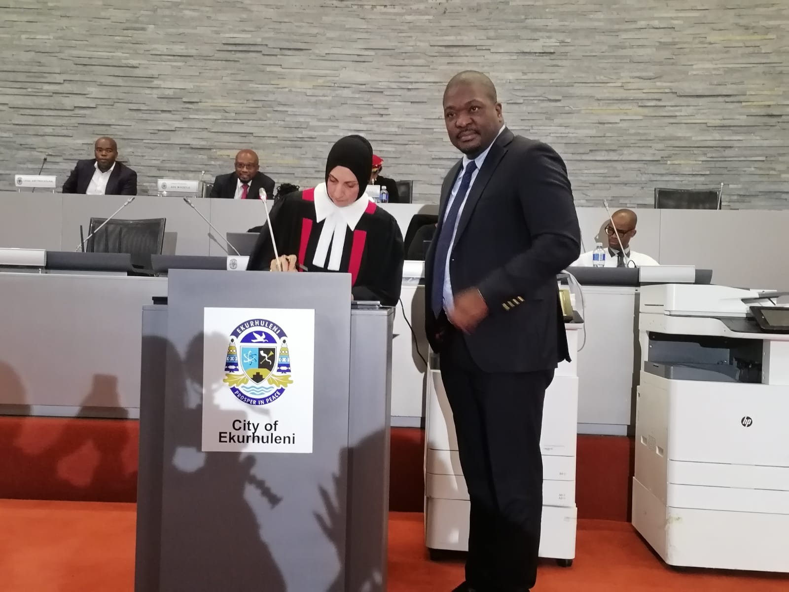 Watch: Xhakaza takes helm of Ekurhuleni mayoral office amid post-election turbulence | Germiston ...