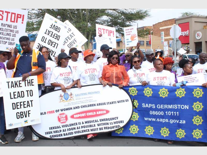 Community unites against GBV in Germiston march | Germiston City News
