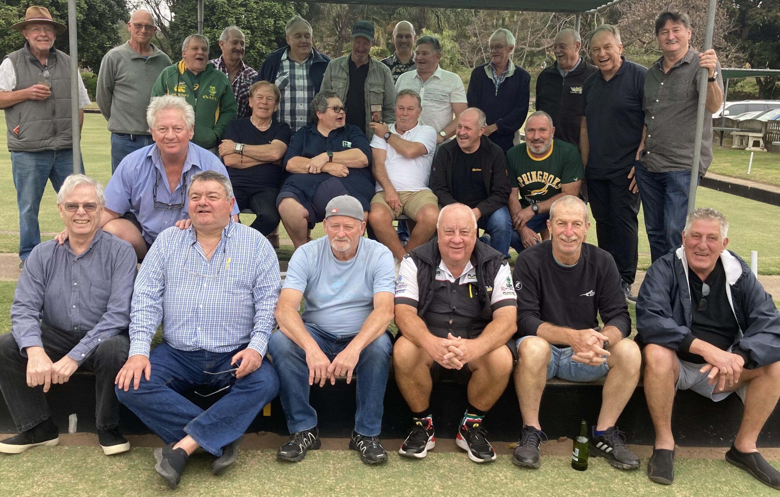Queensburgh Boys’ High School’s class of 1976 celebrate. | Highway Mail
