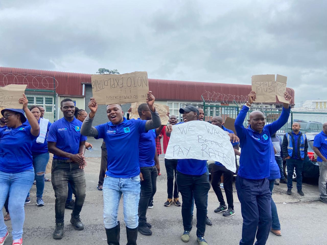 WATCH: Takealot deliveries halted in the Upper Highway area as workers ...