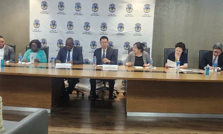 WATCH: Ekurhuleni mayor met with mayor Ma Yujun from the Republic of ...
