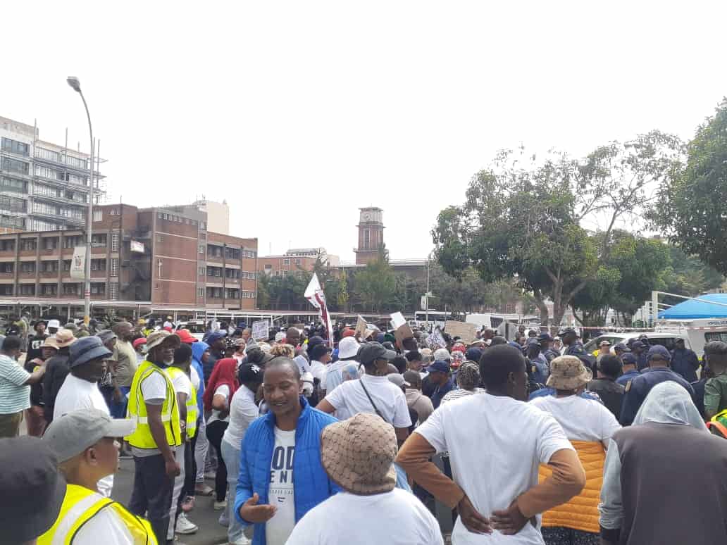 WATCH: Protest erupts outside Germiston Civic Centre ahead of ...