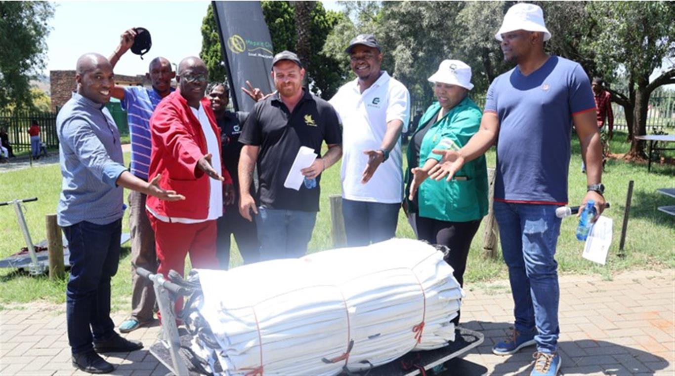 Municipality and eWASA officially give waste pickers upgraded wheels