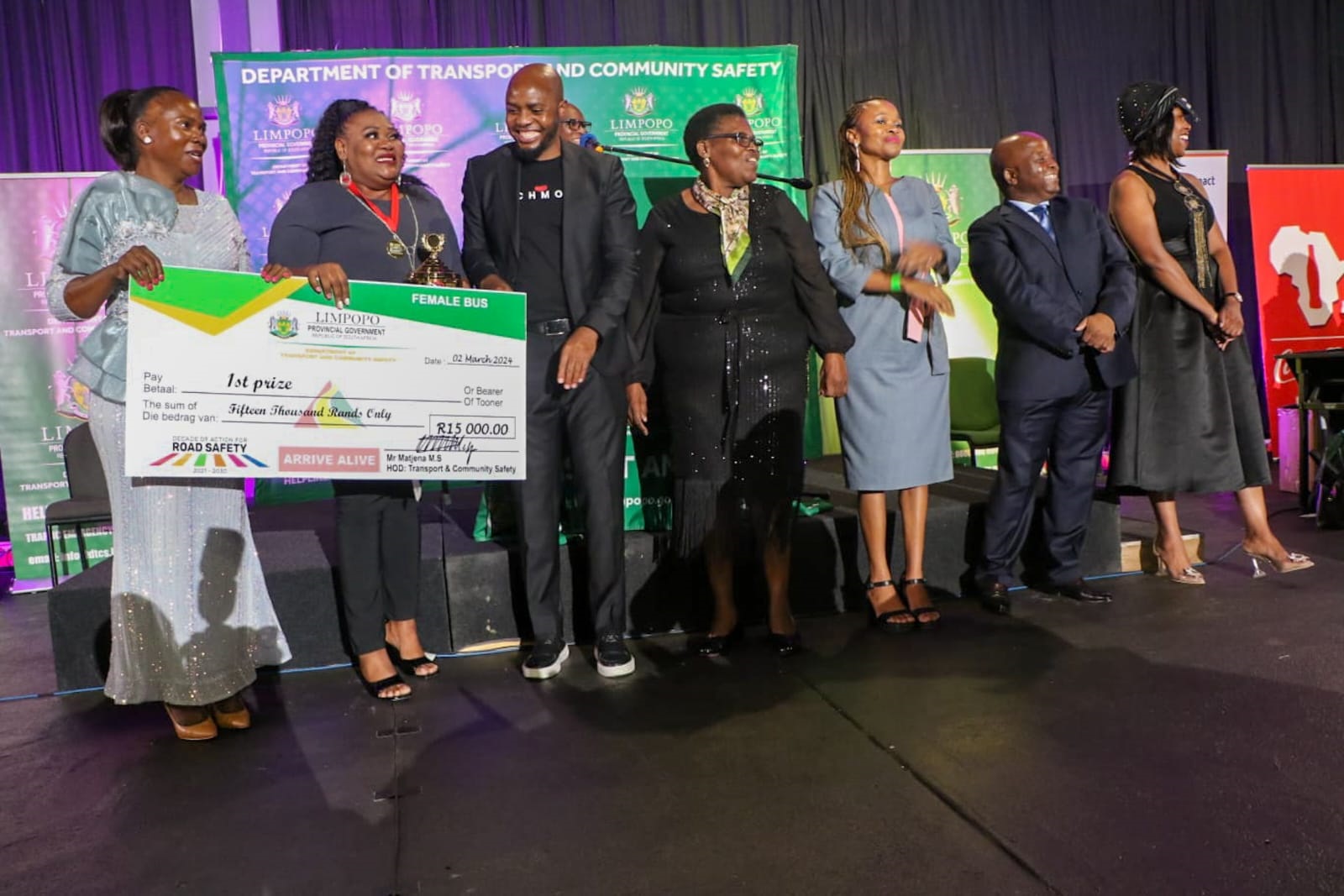 Laftonia is named the best female bus driver in Limpopo | Letaba Herald