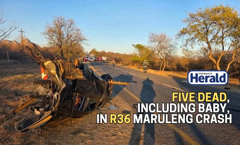 Five dead, including baby, in R36 Maruleng crash | Herald
