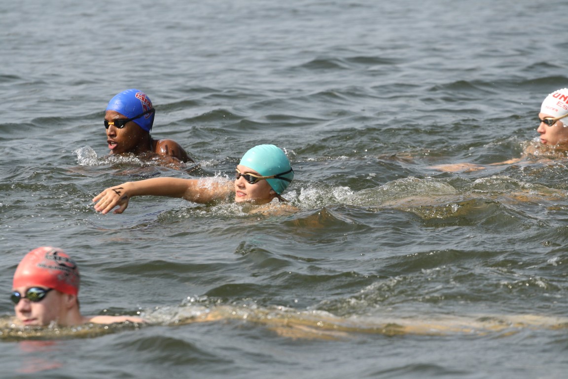 Lucy and Andrew swim away from the pack at Mpumalanga Swimming Open ...