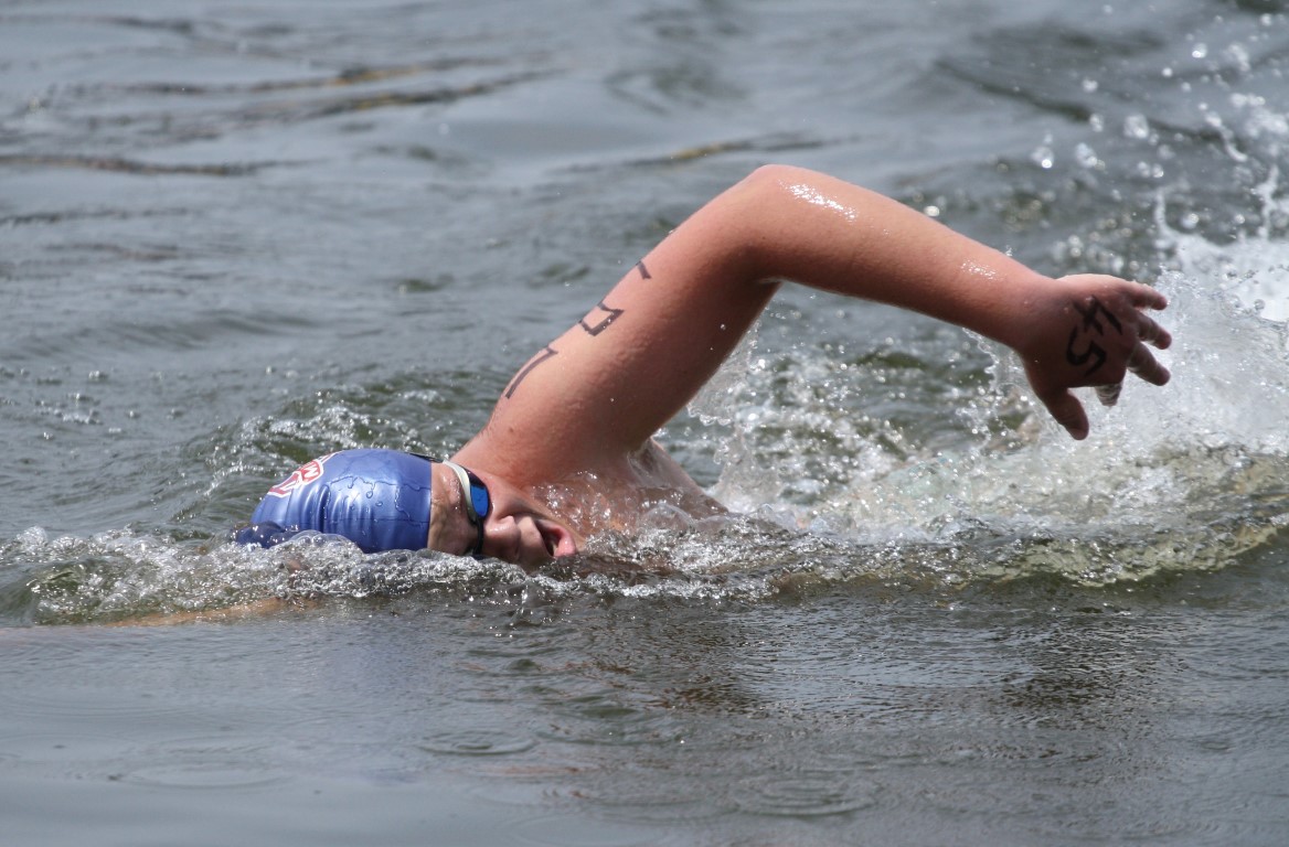 Lucy and Andrew swim away from the pack at Mpumalanga Swimming Open ...