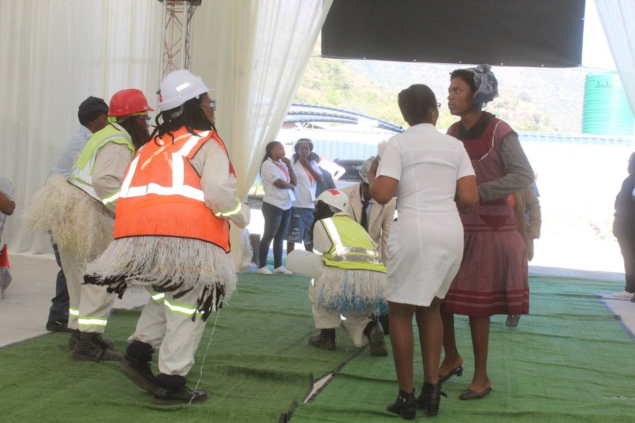 Nkwe Platinum Limited handed over the water supply project to four ...