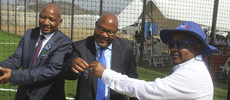 Dwarsrivier Chrome Mine hands over multipurpose sports court to Ga ...