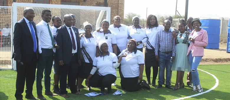 Dwarsrivier Chrome Mine hands over multipurpose sports court to Ga ...