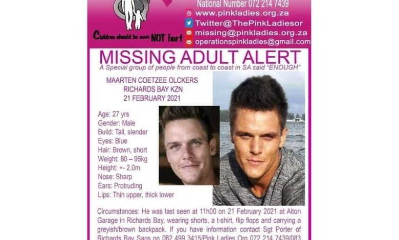 Jong man vermis, dalk in Middelburg gesien | Middelburg Observer