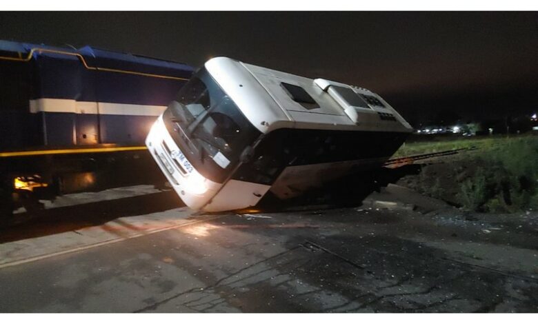 Train collides with bus in late night accident | Middelburg Observer