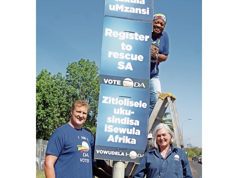 DA unveils 2024 voter registration posters | Middelburg Observer