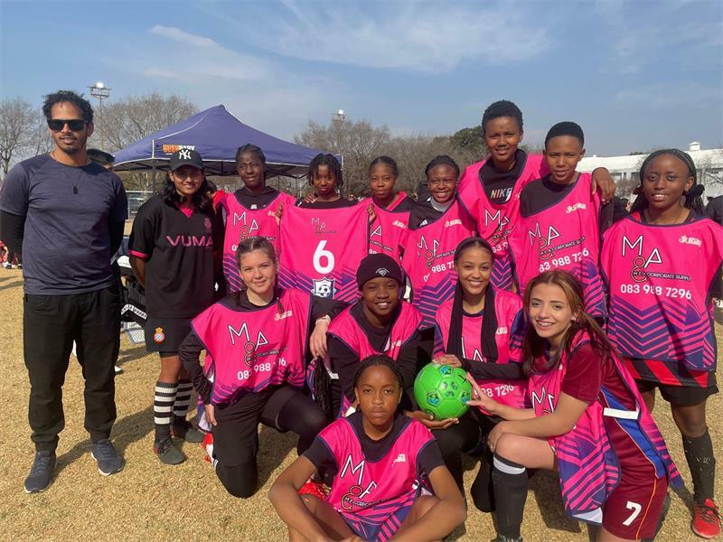 Midrand soccer girls perform on Bonza show and reach the quarters of ...
