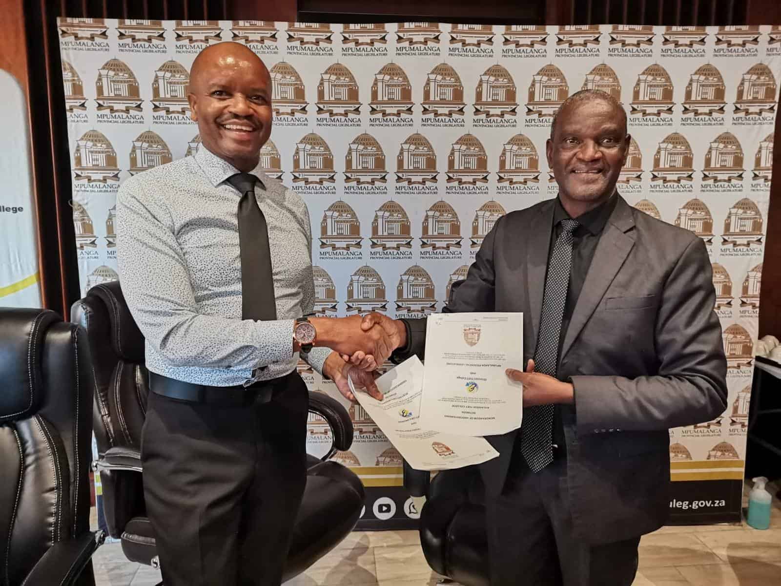 Mpumalanga legislature partners with Ehlanzeni college to boost youth ...