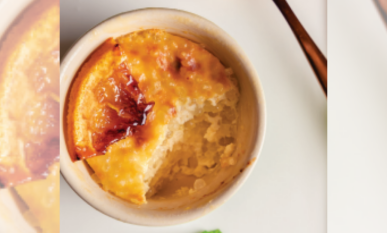 Sweeten up the week with citrus baked sago pudding