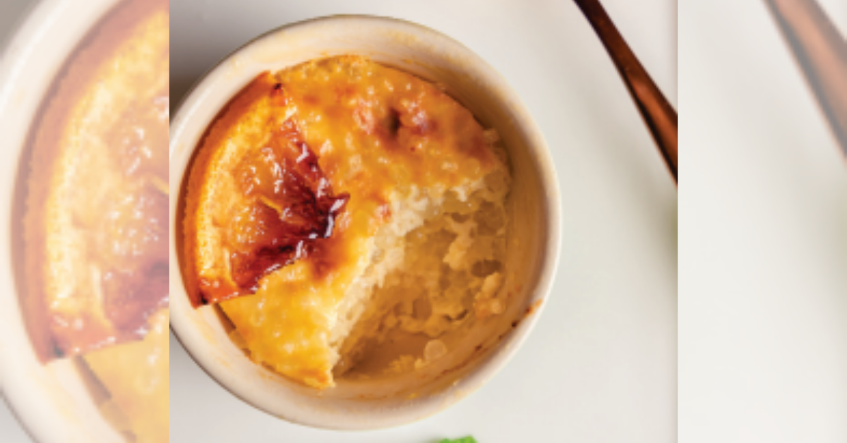 Sweeten up the week with citrus baked sago pudding
