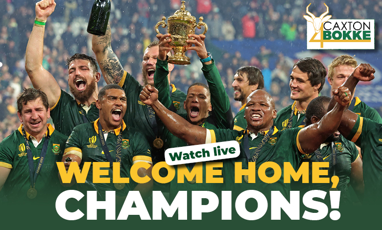 Live: The world champions arrive in Mzansi - LNN - Network News