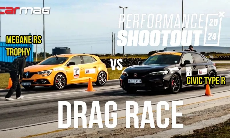 Drag race: Watch a Honda Civic Type R take on a Renault Megane RS ...