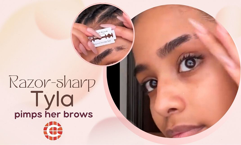 Watch: Tyla shares her razor blade eyebrow technique | Network News