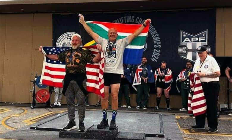 Warren Brits retains title at powerlifting world championship | Network ...