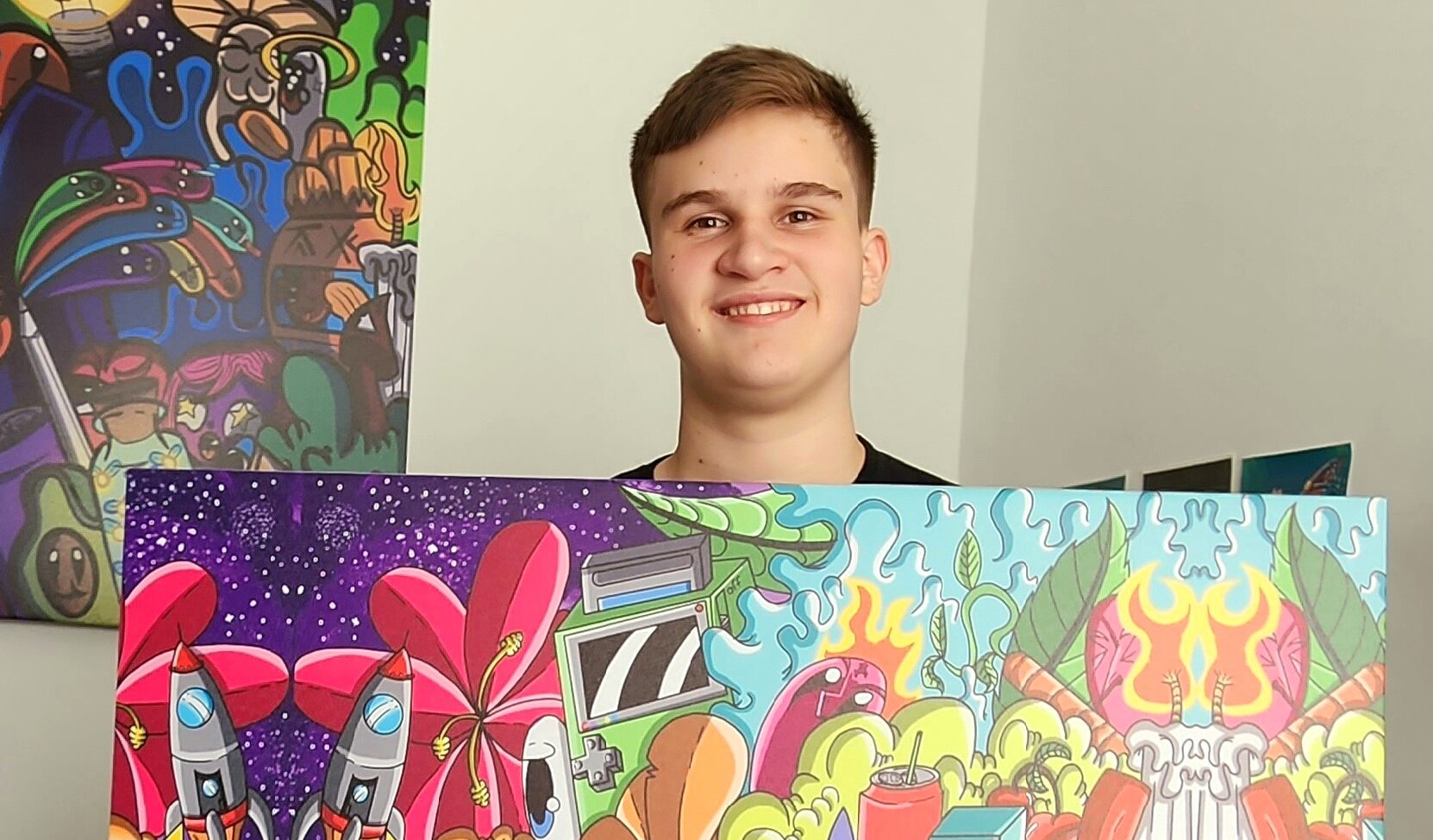 Colouring the spectrum: Young Ballito artist advocates for autism ...