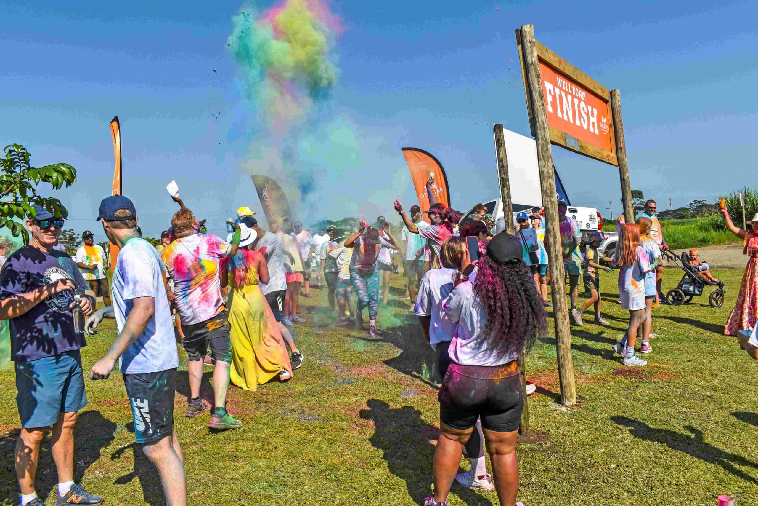 Ballito Farmers' Market trail run launches with a vibrant colour run ...