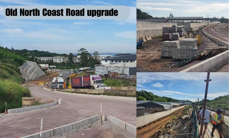 Progress on multi-million rand Old North Coast Road project welcomed ...