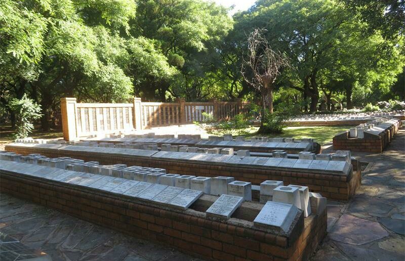 Braamfontein Cemetery ash walls being meticulously repaired ...
