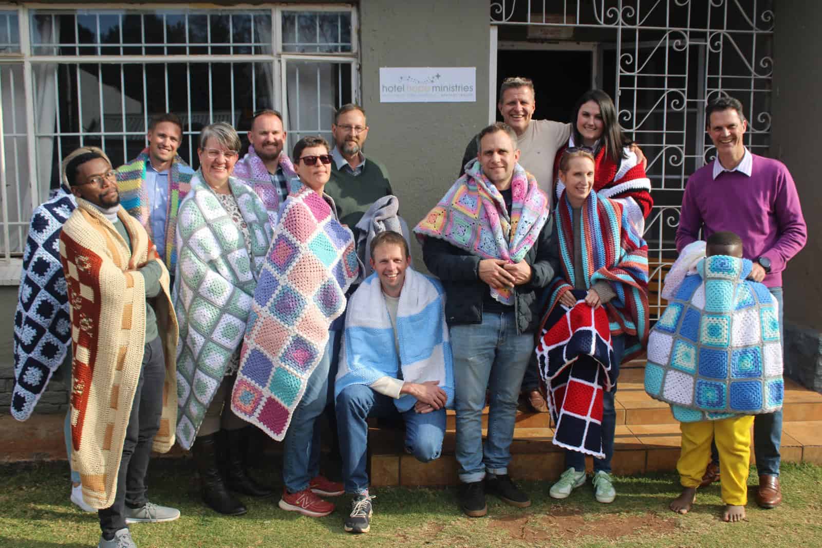 Handcrafted blankets bring comfort to children from Hotel Hope ...