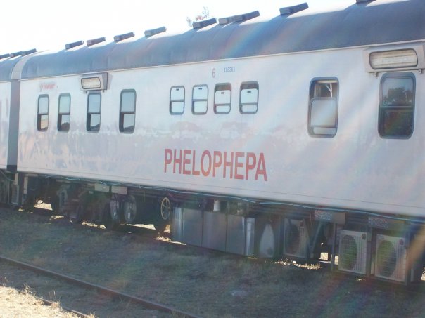 Phelophepha Healthcare train on its way to Newcastle | Northern Natal News