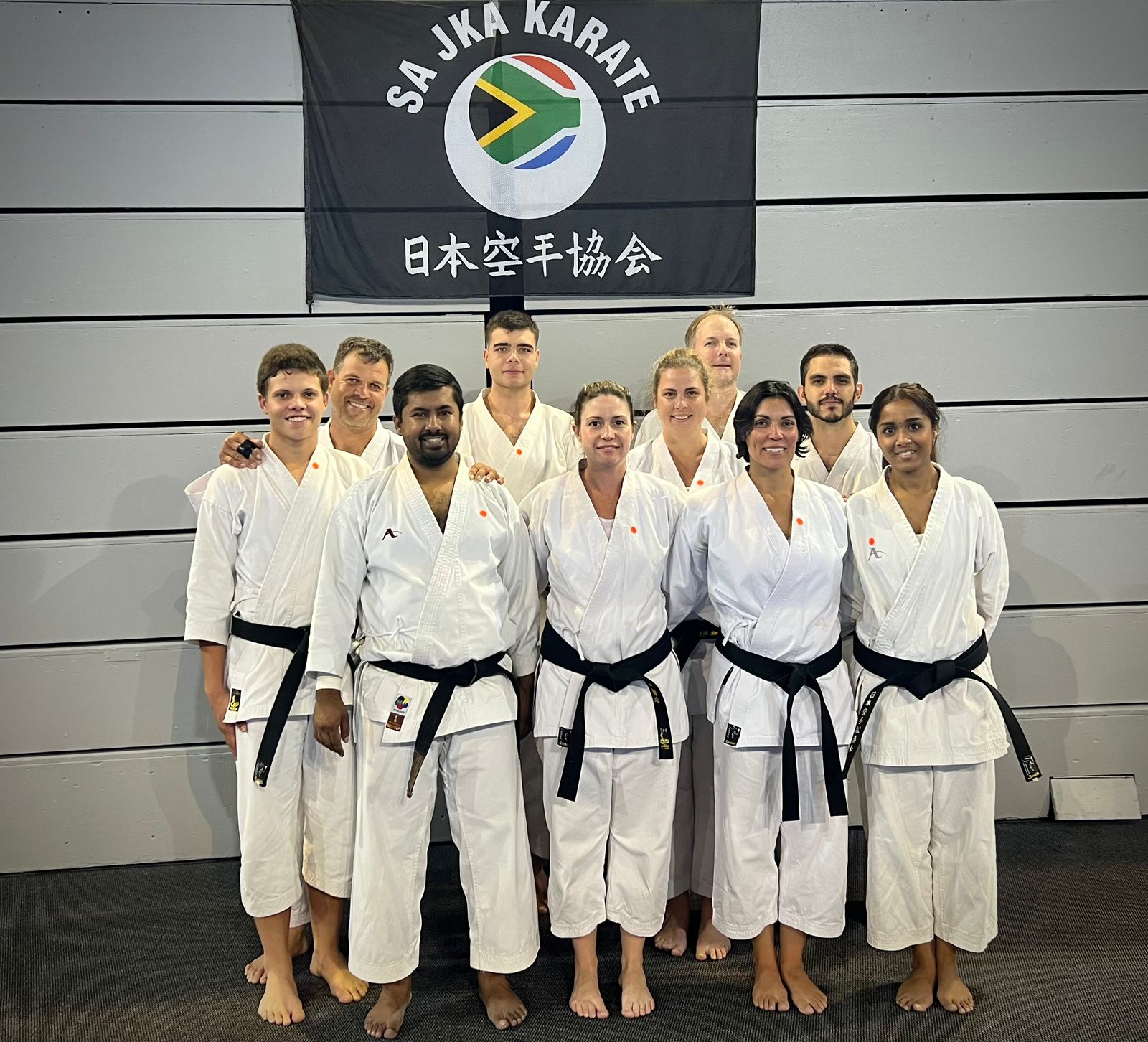 Ten NKZN black belts at the SA JKA Standardisation Seminar | Northern ...