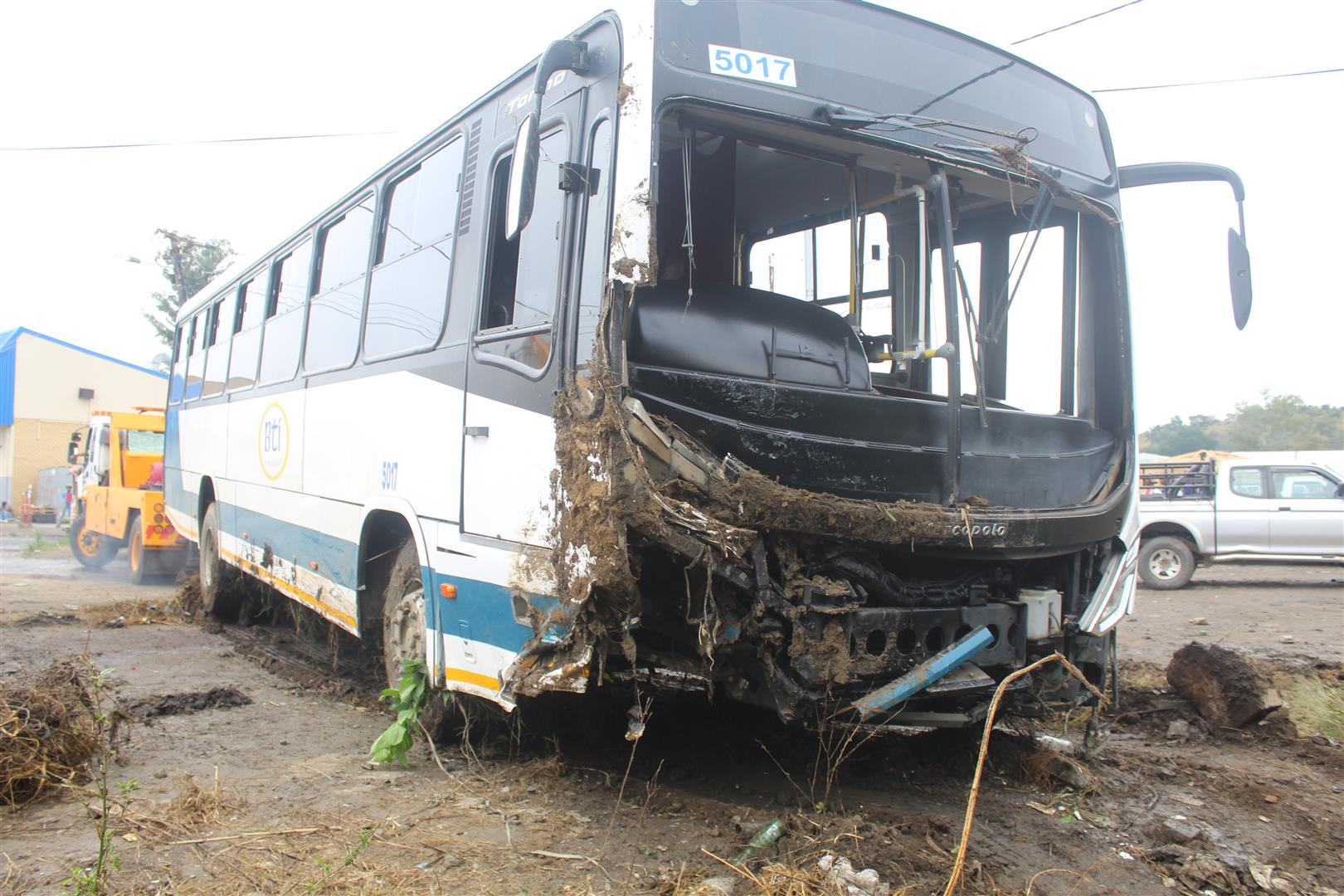 Lucky escape for passengers as bus crashes in Illing Road | Northern ...