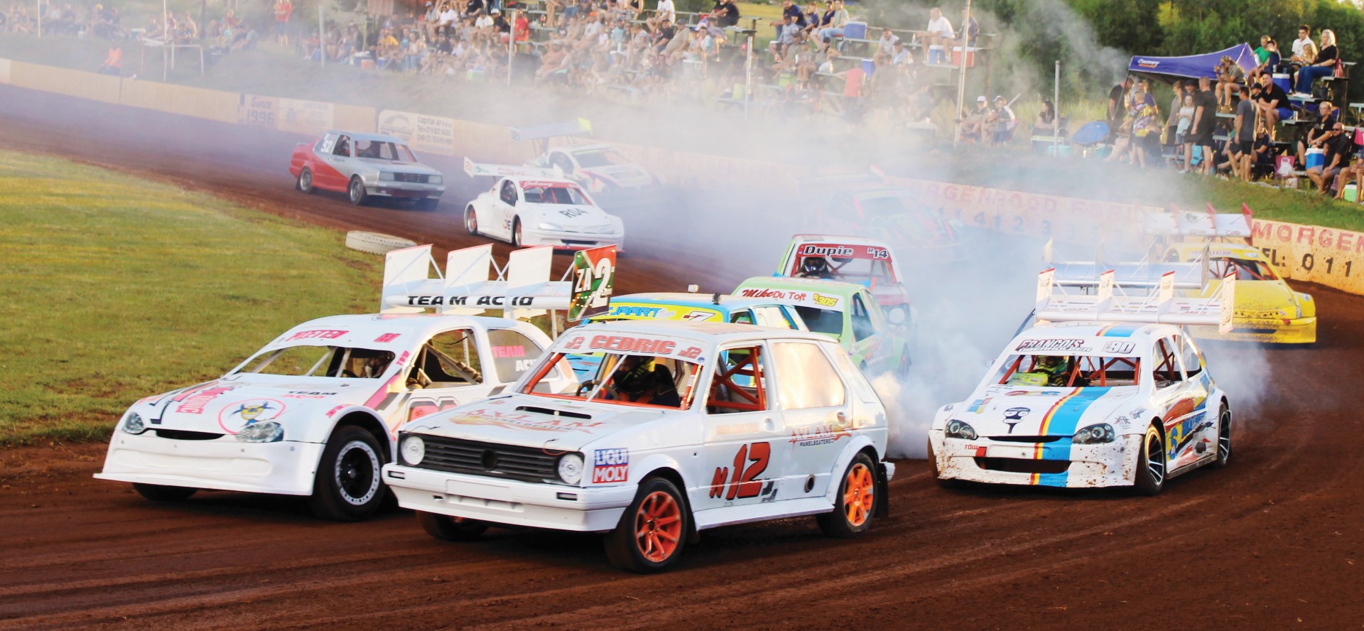 Newcastle oval track drivers in red hot form at Randfontein's Piston ...