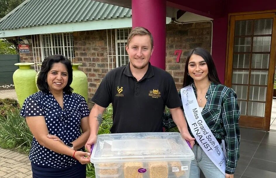 Miss Grand South Africa finalist gives a helping hand to the needy ...