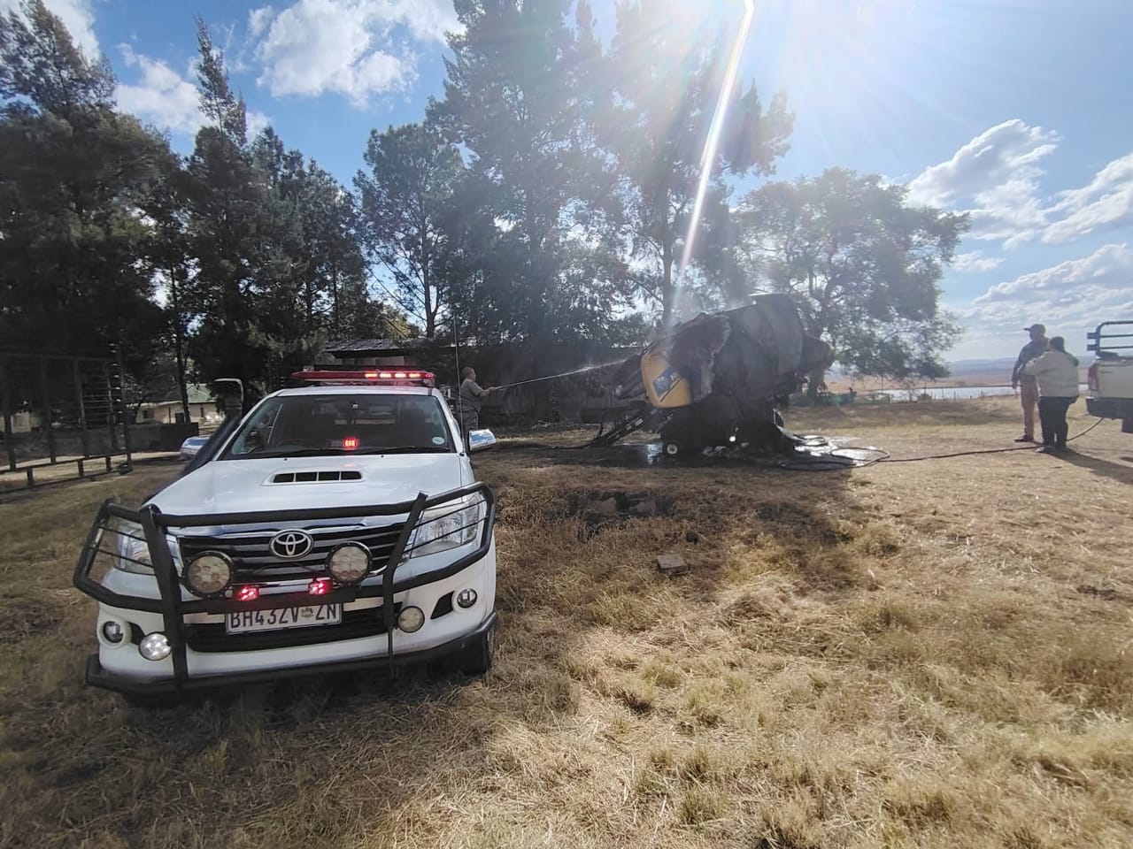 Baler machine valued at over a million rand destroyed in fire ...