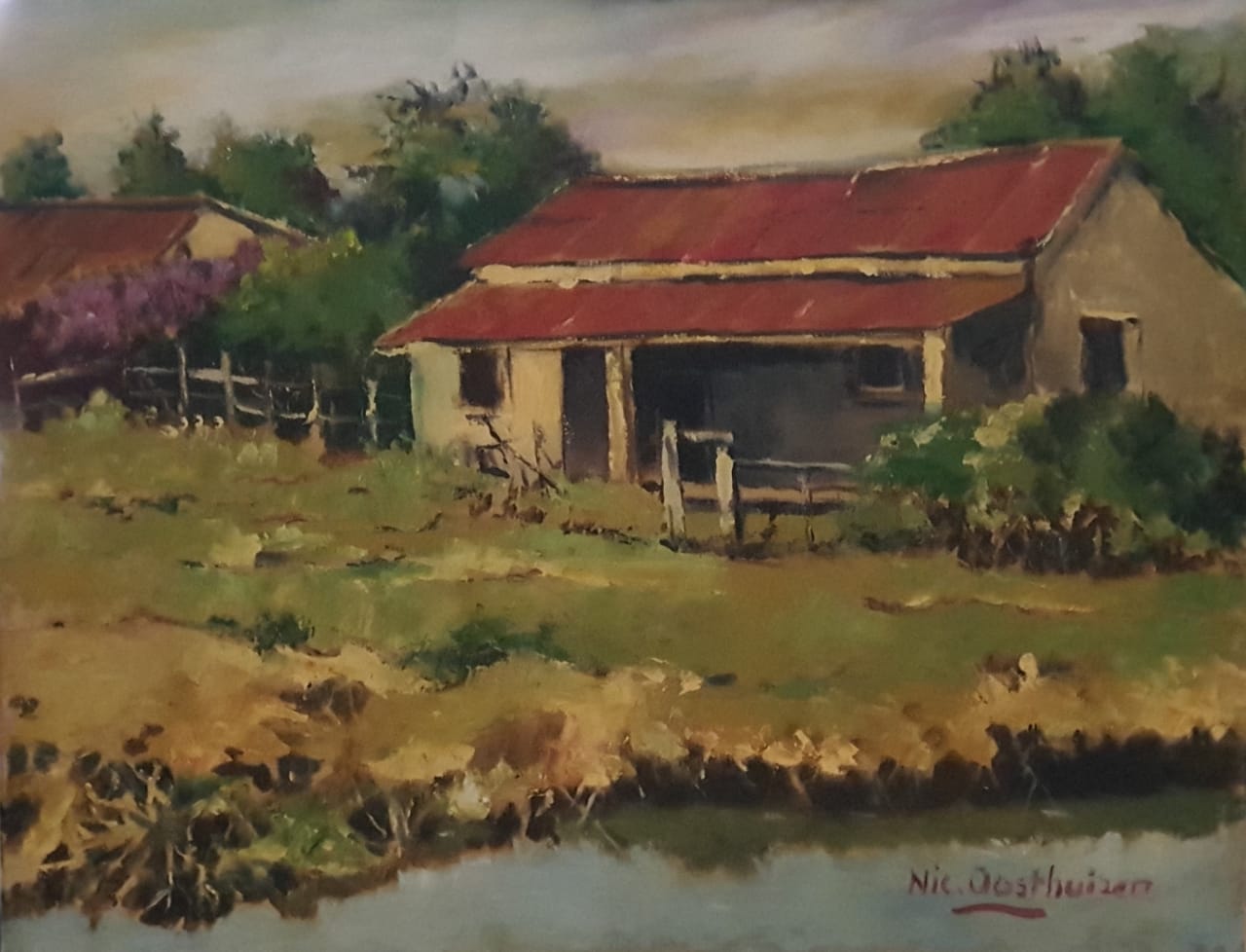 Oudonderwyser se prag skilderye van dorp se bekende geboue | Parys Gazette