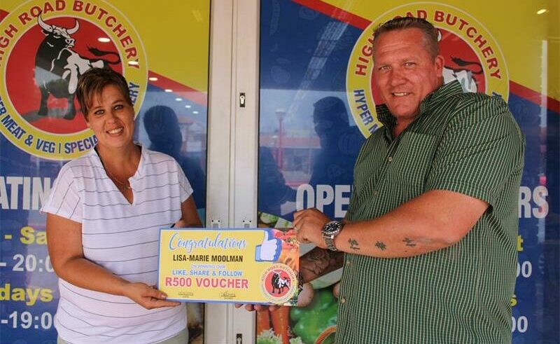 High Road Butchery rewards winners of competition