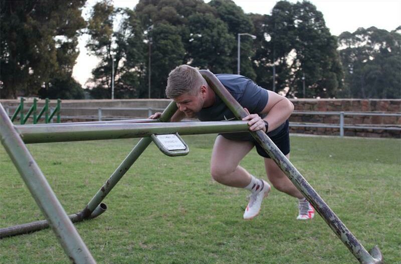 Local rugby player shares the importance of keeping fit