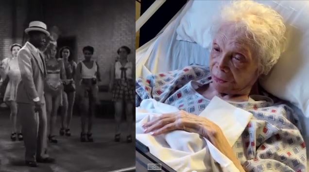 Video Of The Day 102 Year Old Dancer Sees Herself On Film For The