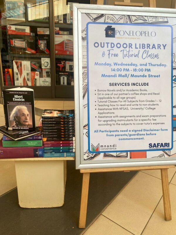 Local NGO launches outdoor library for residents | Rekord