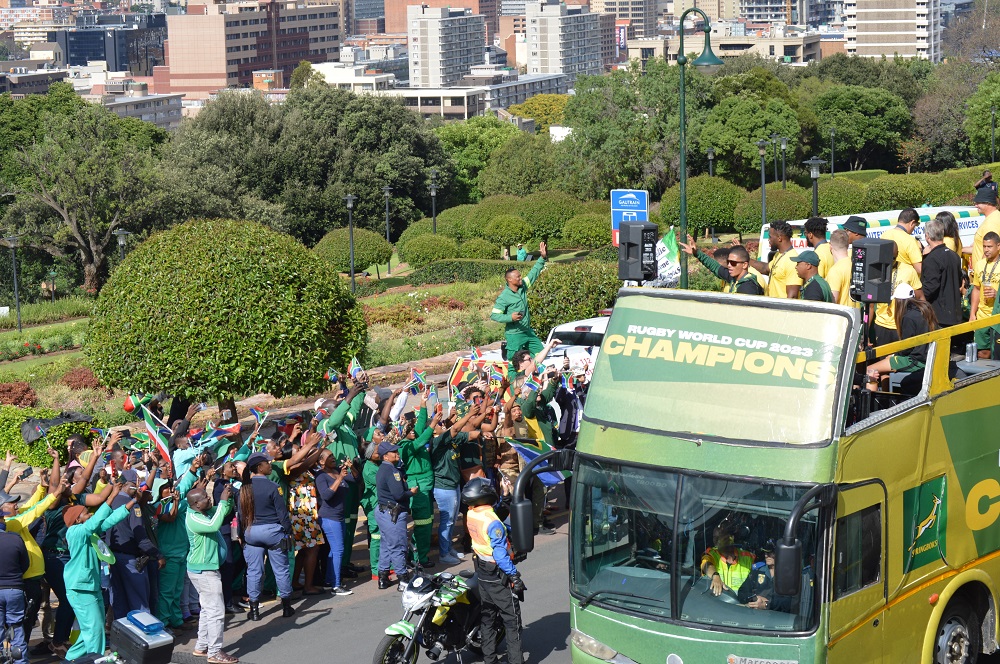 Pretoria Victory Parade kicks off at Union Buildings | Rekord